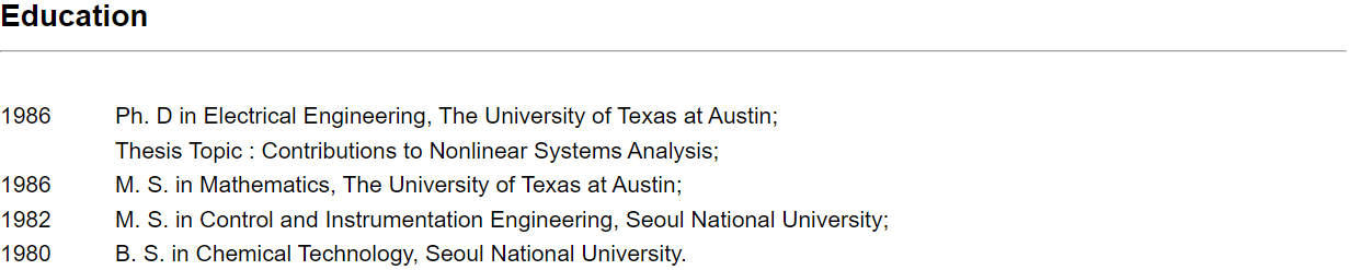 Professor – POSTECH CMD